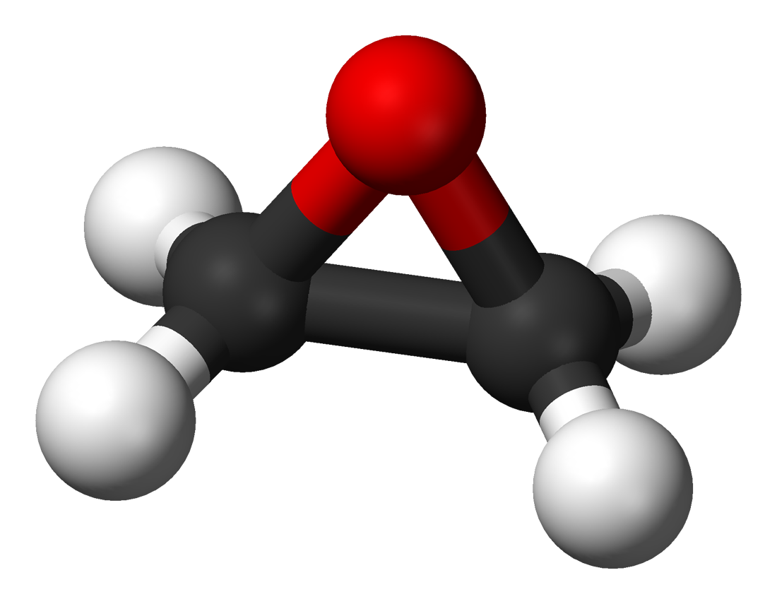 El óxido de etileno un gas incoloro inodoro cuyas propiedades químicas